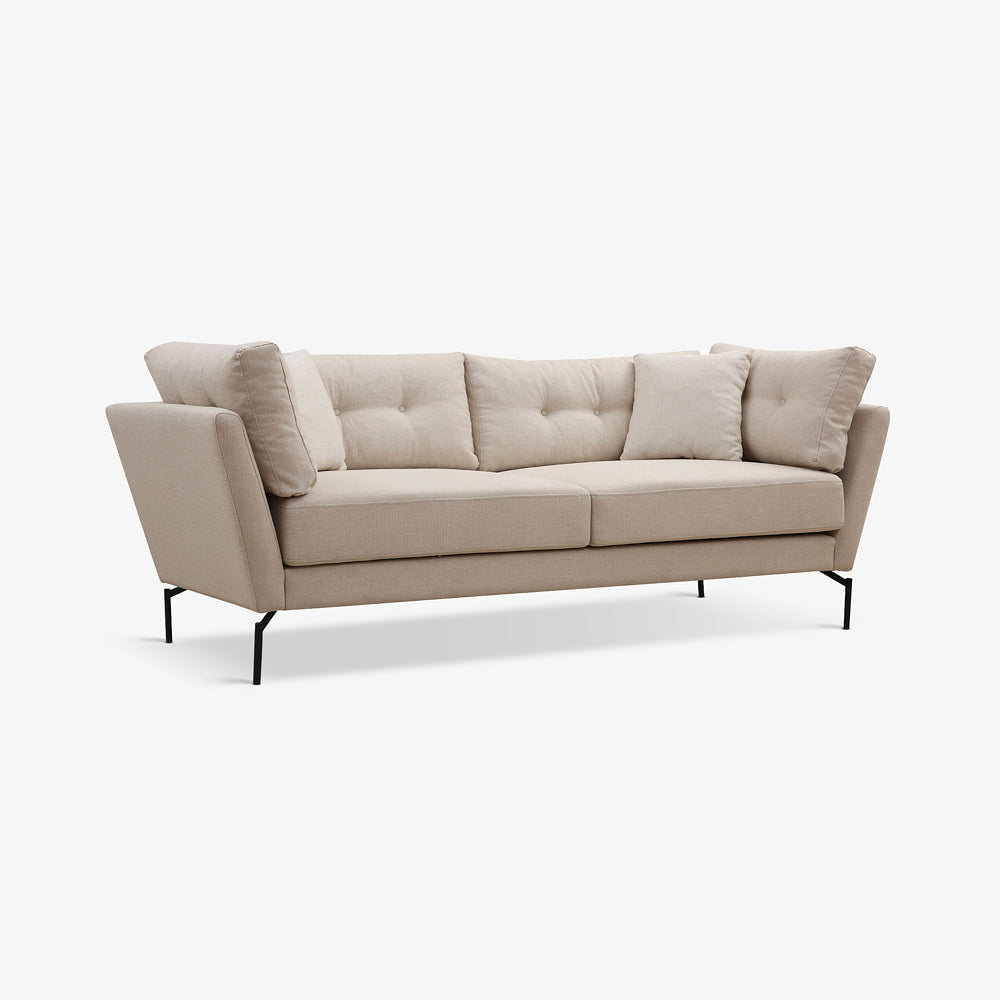 VERONI | ספה דו מושבית מעוצבת בסגנון כפרי ברוחב 214 ס"מ | KUALA