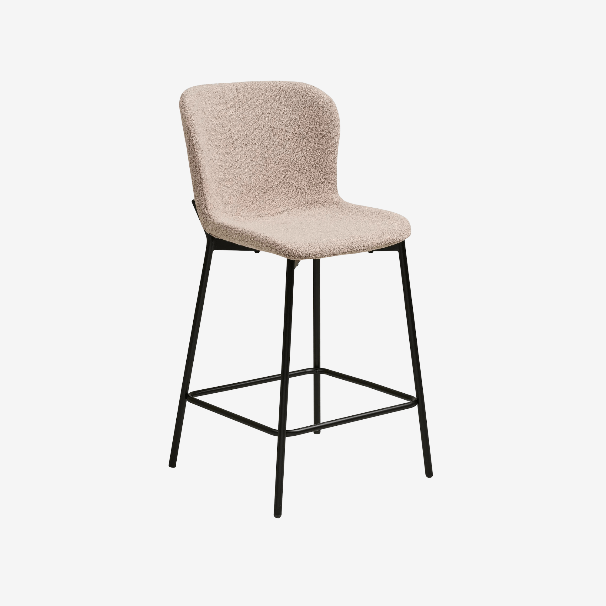 RELUKO | כיסא בר מרופד בשילוב רגלי מתכת | KUALA